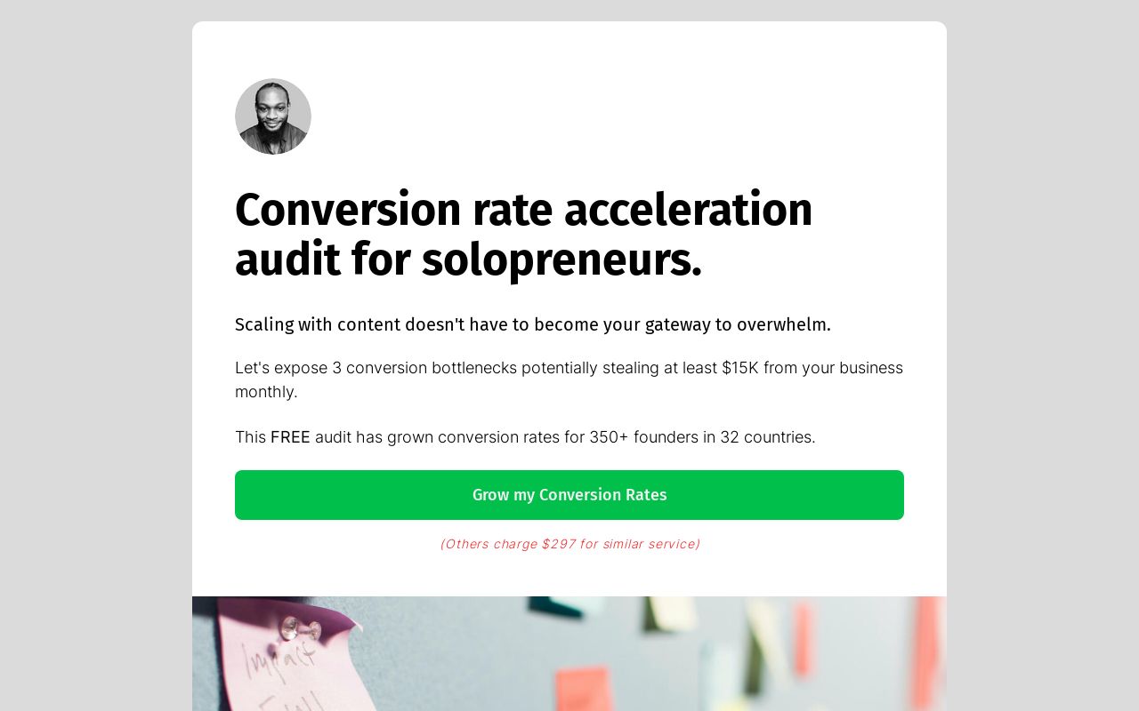 Conversion Rate Acceleration Audit